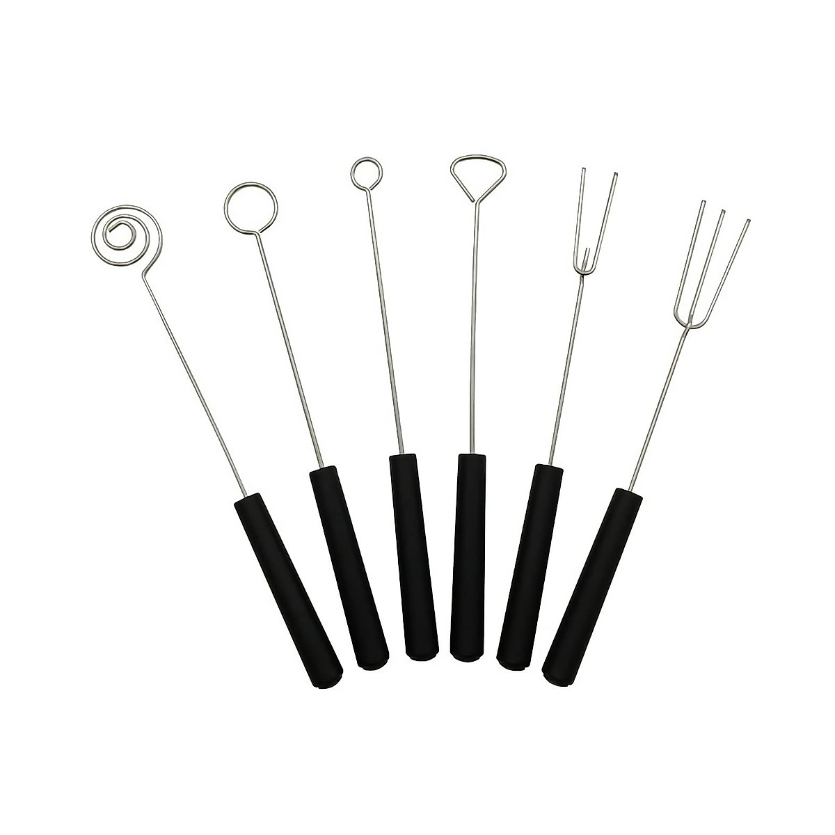 10PCS Dipping Fork Set ,Stainless Steel Candy DIY Bakeware Accessories ,Dipping Forks for Chocolate, Pralines and Truffles, Durable and Reliable Silver 10