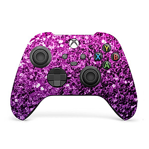 Head Case Designs Officially Licensed PLdesign Purple Pink Art Mix Vinyl Sticker Gaming Skin Decal Cover Compatible With Xbox Series X Console and Controller Bundle