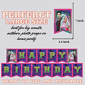 Nelton Birthday Party Supplies For Zombies Includes Backdrop - Banner - Cake Topper - 24 Cupcake Toppers - 20 Balloons - Table Cloth