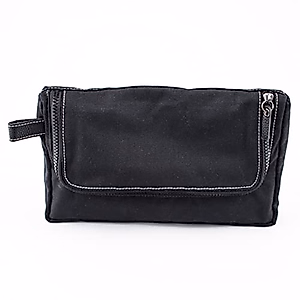 G.U.S Travel Media Pouch | Tablet, Power Bank, Cell Phone, Charger Cord Organizer Cord Travel Pouch | Travel Organizer Bag for Electronic Accessories & Mobile Gadgets | Midnight Black