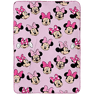 Jay Franco Disney Minnie Mouse Travel Set - 3 Piece Kids Travel Set Includes Blanket, Pillow, & Plush