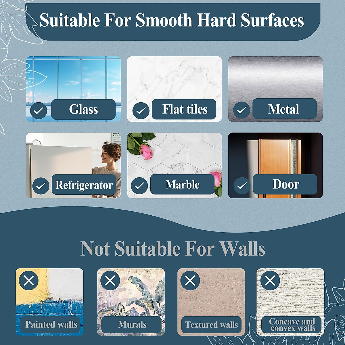 20 Pack Heavy Duty Drill Free Adhesive Hooks for Hanging, No-Trace Sticker Wall Frame Picture Hangers Without Nails, Transparent Stick on Hooks with Waterproof and Oilproof for Kitchen, Bathroom