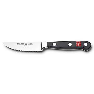 Wusthof Classic Paring Knife, One Size, Black, Stainless Steel