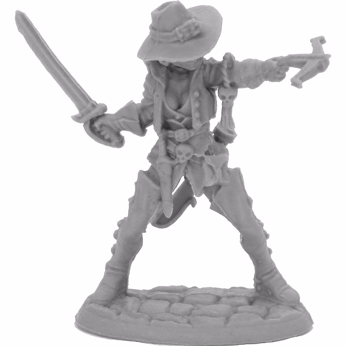 REAPER Miniatures Damaris Duskwarden #44054 Bones Black Unpainted Plastic Figure