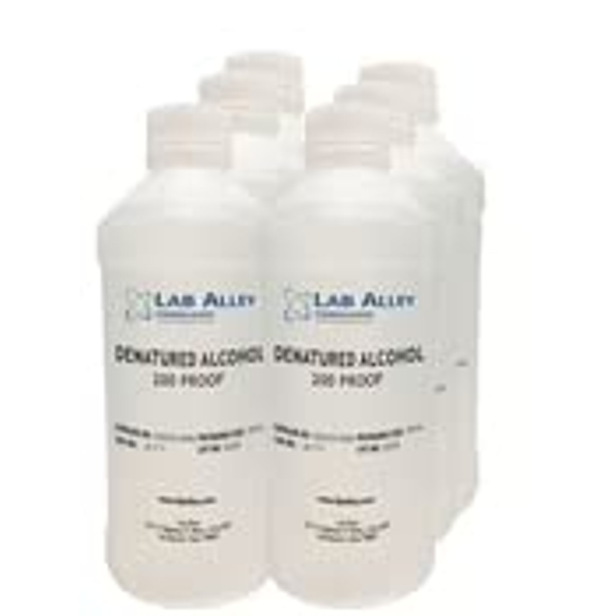 Lab Alley Denatured Ethanol 200 Proof, Great to Use for Fuel, Heating, and Cleaning - 1 Pint
