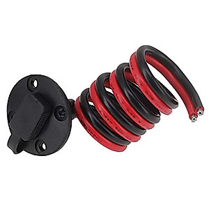 Yeebline 60cm 10AWG SAE Socket Solar Sidewall Port Connector DIY Cord, SAE Quick Disconnect Wire Harness Panel Flush Mount Plug Power Cable with Waterproof Cap (SAE-Wire)