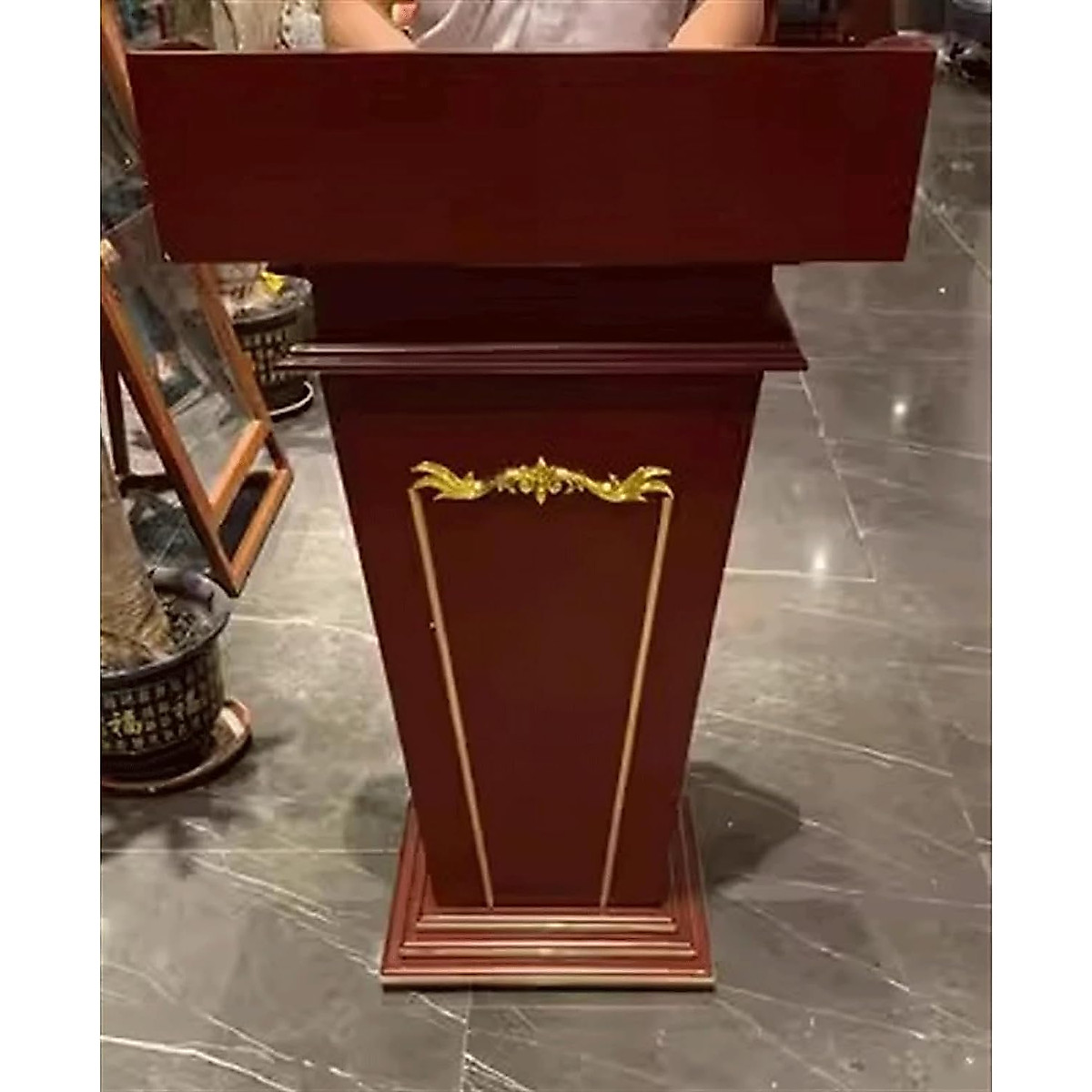 Lectern Podium Podium Stand Wooden Podium Stand Heavy Duty Professional Lecterns Easy to Assemble Church Pulpits