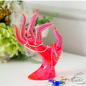 INSGOAL Ring Holder for Jewelry Preppy Room Decor Aesthetic Room Decor Pink Room Decor Engagement Gifts for Women Couples Bride