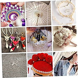 1 Box Imitation Pearl Jewelry Beads Round Pearl Beads Fake Pearl Beads Gradients Color Beads Fake Pearls Beads labret Jewelry Pearl Beads for Bracelets Scatter orb Plastic Fashion