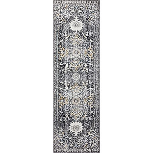 Loloi II Cassandra Collection CSN-02 Charcoal/Gold, Traditional 7'-10" x 10' Area Rug