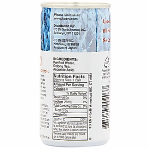 Shot 6.4 Ounce Unsweetened Zero Calories, Caffeinated Oolong 6.4 Fl Oz (Pack of 30) 192.0 Fl Oz