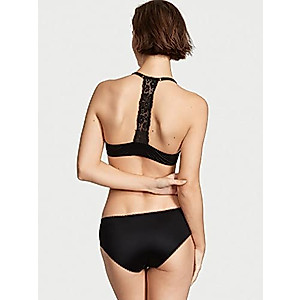Victoria's Secret Body by Victoria Lace-front Hiphugger Panty, Black, Large