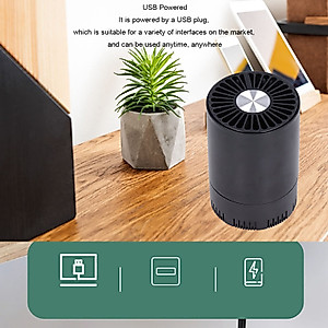 Table air purifier, ultra-quiet mini portable air purifier for children black