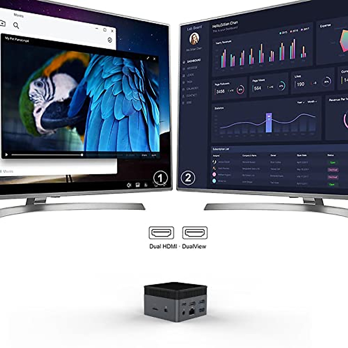 TypeC minicomputer Interface M.2 SSD Nvme 2242 Stable microcomputer for Data Transfer for Travel 8G+256G US Plug