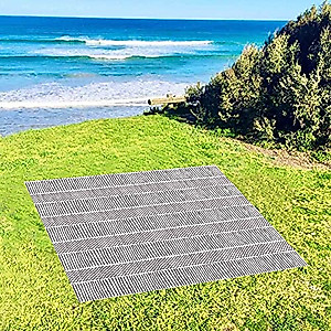 Splat Mat for Under High Chair/Arts/Crafts, Triluby 51" Waterproof Non Slip Food Splash Mat for Eating Mess, Washable Weaning Mat Reusable Spill Floor Protector (Stripe)