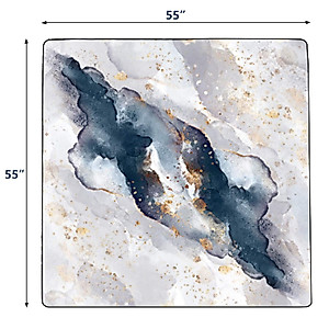 Texas Blessings Splat Mat - Busy Baby Mat | High Chair Mat for Floor | Baby Led Weaning Supplies | Splat Mat for Under High Chair | Baby Placemat | Arts | Crafts | Waterproof | Large 55x55”