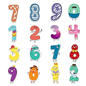 50 Pcs Digital Enlightenment Stickers Pack, Waterproof Vinyl Decals for Water Bottle, Laptop, Skateboard, Helmet, Car Decals, Perfect Gifts for Kids,Teens, Adults, Women, Men