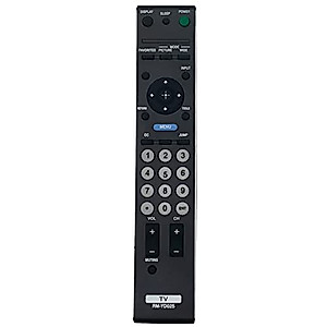 RM-YD025 Replacement Remote Control Applicable for Sony TV KDL-22L4000 KDL-52S4100 KDL-40S4100 KDL-46S4100 KDL-40S504 KDL-40S5100 KDL-40SL150 KDL-40V5100 KDL-40VE5 KDL-46S504 KDL-46S5100 KDL-46V5100