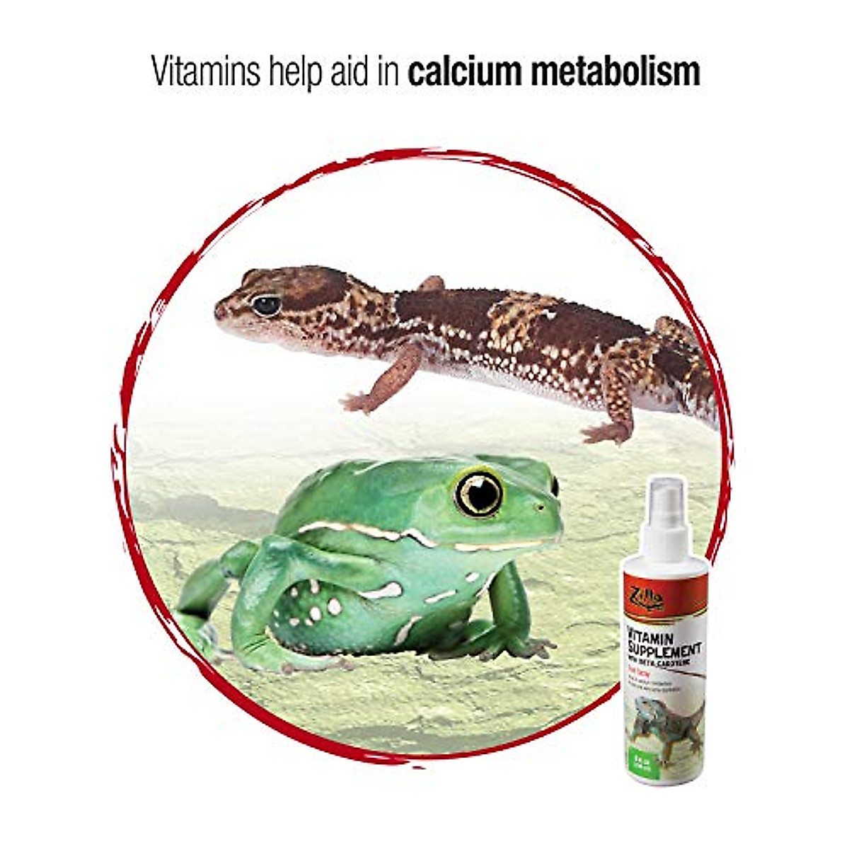 Zilla Vitamin Supplement Food Spray 8 Fluid Ounces