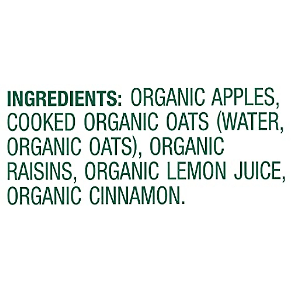 CoComelon Sprout Organic Baby Food Pouches, Apple Oatmeal Raisin with Cinnamon, 3.5 Oz Purees (Pack of 12)