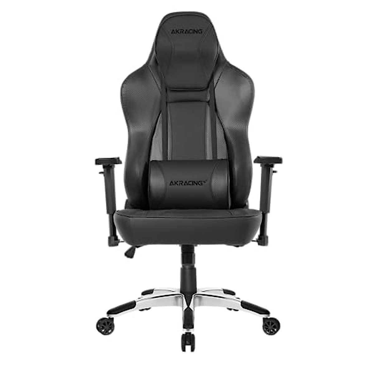 AKRacing Office Series Obsidian Ergonomic Computer Chair with High Backrest, Recliner, Swivel, Tilt, Rocker and Seat Height Adjustment Mechanisms - Carbon Black - PC/Mac/Linux