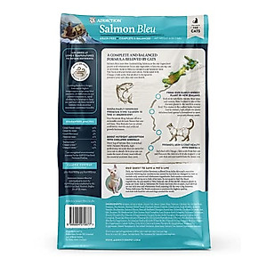 Addiction Salmon Bleu - Dry Cat Food - Complete and Balanced Diet - Skin and Coat Health Dog Formula - Features Premium King Salmon - 4 pounds