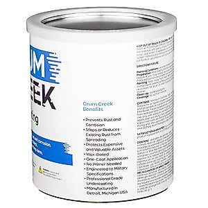 Crum Creek Rust Preventive Undercoating - 1 Gl - Rust Inhibitor - Automotive & Marine