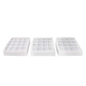 LifeSupplyUSA Humidifier Filter Replacement Air Cleaning Cartridge Compatible with Protec DynaFilter K14-3W CVS 4100 Vicks V400 Kaz Health Cool Mist Humidifiers (3-Pack)