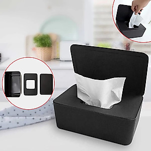 Moscare Baby Wipes Dispenser Pouch and Reusable Baby Wipe Holder Box for Baby Home Kitchen Office Travel