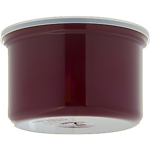 Carlisle FoodService Products Classic Round Storage Container Crock with Lid for Kitchen, Restaurants, Home, Plastic, 1.5 Quarts, Brown