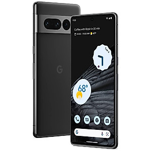 Google Pixel 7 Pro 5G 128GB 12GB RAM 24-Hour Battery Factory Unlocked for All Carriers Global Version - Obsidian