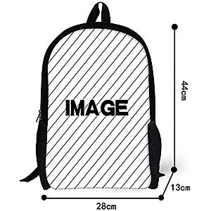 Binienty Solar System Planets Print Custom Kids School Shoulder Bookbag, Casual Backpack, Zipper Closure