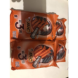 Bic 3 Sensitive Skin Disposable Shaver, Men, 8-Count (Pack of 4)