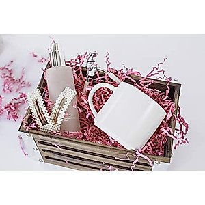 Goretix LLC Variations of Crinkle Cut Kraft Paper Shred Filler Tissue Great for Gifts, Empty Basket Filler, Box Wrapping, Bag Stuffing and Packing.