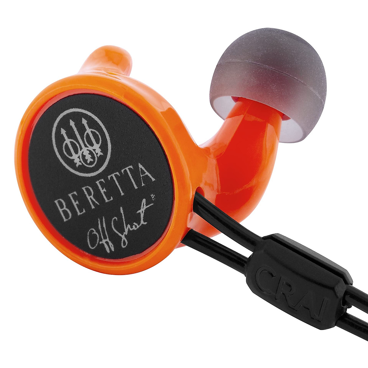 BERETTA Earphones Mini Headset Comfort Plus Fit 32 Db Earplugs, Orange