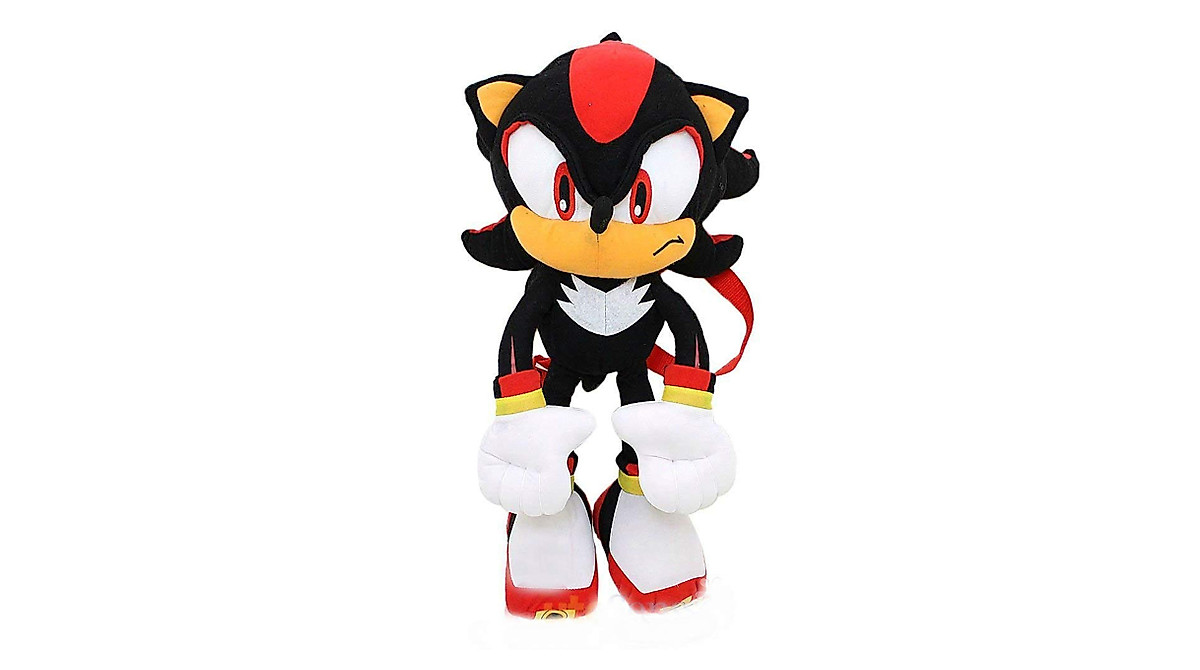 Sonic The Hedgehog Shadow Plush Backpack - 24 Inch