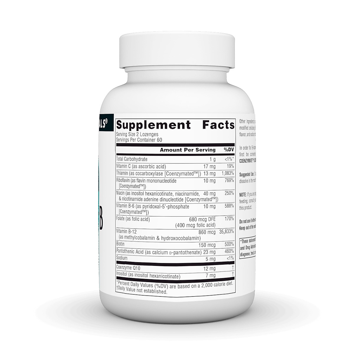 Source Naturals Coenzymate B Complex - Orange Flavor That Melts in Mouth - B Vitamins - 120 Lozenges