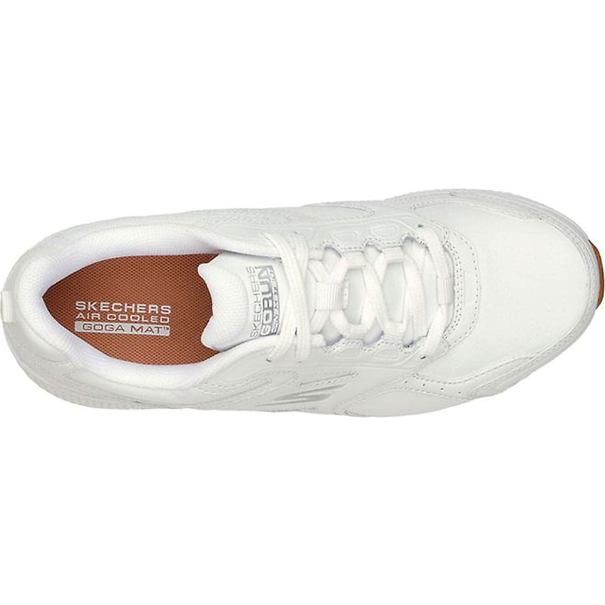 Skechers Women's GO Run CONSISTENT-Broad Spectrum Sneaker, White, 8 Wide