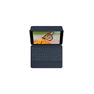 Logitech Rugged Combo 3 iPad Keyboard Case with Smart Connector for iPad (7th, 8th and 9th Generation) for Education - Classic Blue