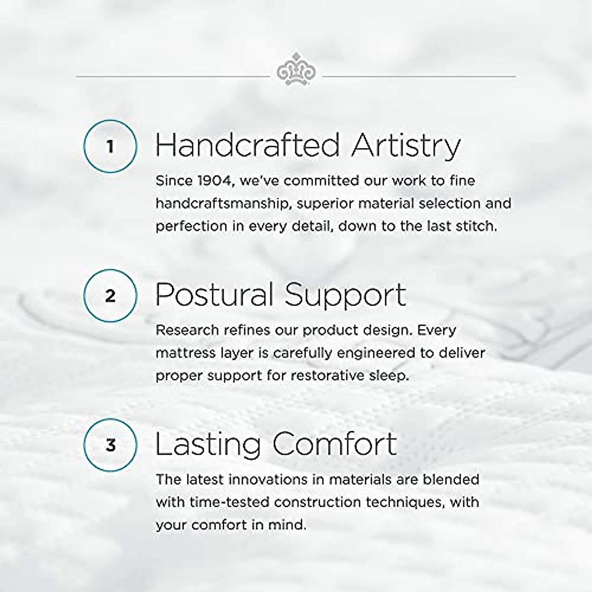 Kingsdown Cushion Firm Euro Pillow Top Hybrid King Mattress Cooling Gel Memory Foam Layer Multi-Layered Motion Isolation Cool Sleep Quilted Top Luxury Mattresses, 15-inch, Passions Engleson