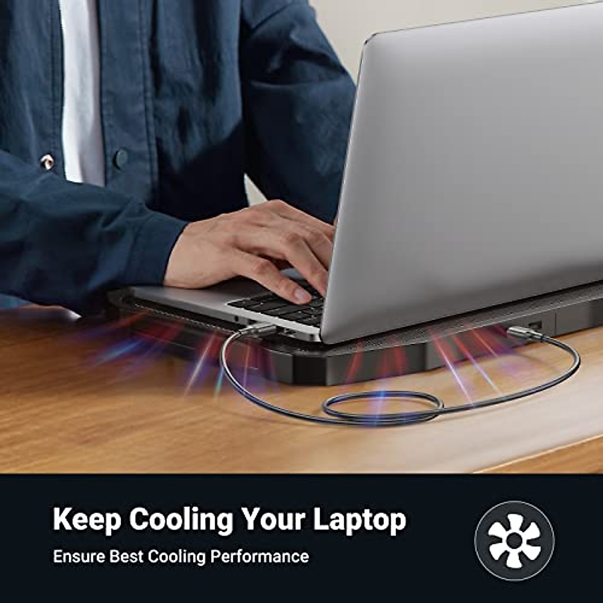 UGREEN USB to USB, 5 Gbps USB 3.0 Cable, Nylon Durable Male to Male Cable, Compatible with Hard Drive, Cooling Fan/pad, Camera, DVD Player, TV, Flash Light, Hub, Monitor, Speaker, and More 6.6 FT …