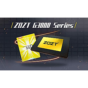 ZOZT 240GB 2.5 SATA Internal SSD 3D NAND SSD, Premuim Performance 240GB Solid State Drive (Up to 540 MB/s