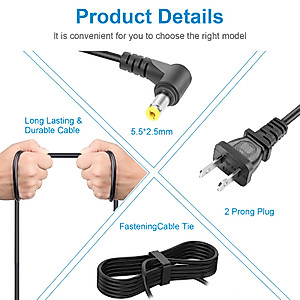 Laptop Charger Adapter Power Supply Cable for ASUS A53E A55 K50IJ K52F K56CA K55A X53U K53E U56E X53E X54H X5D X55A X55C X75A X50IJ X401A X502 X502X X502CA X551C X551CA X551M Q400A Q501LA Q502 Cord