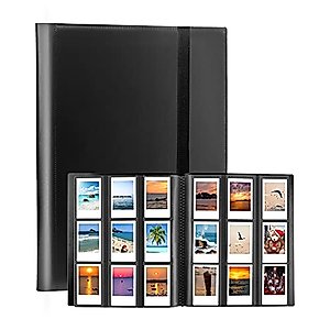 432 Pockets Photo Album for Fujifilm Instax Mini Camera, Polaroid Camera, for Fujifilm Instax Mini 11 12 9 40 Evo Liplay 8 7+ Instant Camera, Photo Album for Polaroid Kodak HP Zink 2x3" Photo (Black)