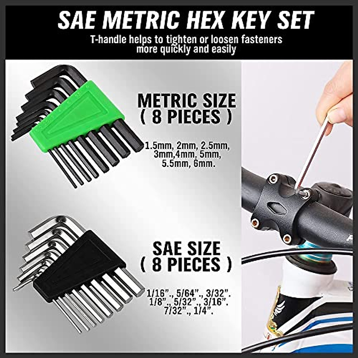 SWANLAKE 118PCS Magnetic Screwdrivers Set With Plastic Ranking,Tools For Men