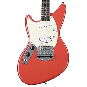 Fender Kurt Cobain Jag-Stang Electric Guitar, Fiesta Red, Rosewood Fingerboard, Left-Handed