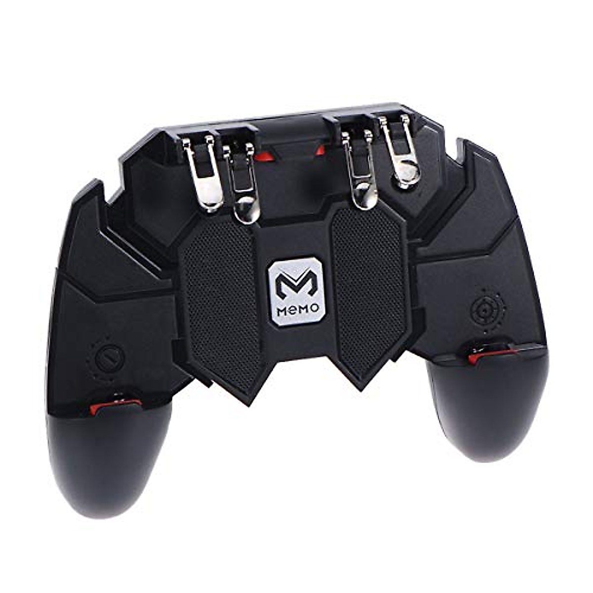 AK66 Six Finger All- in- One Mobile Game Controller Fire Key Button for Mobile Game Eating Chicken Artifacts Game Handle (Black) Cell Phone Automobile Accessories