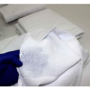 Cotton Gauze (100% Cotton) 48/50" Wide Fabric for Skirts & Dresses, White (10 Yards)