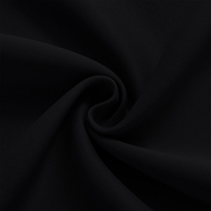 CUCRAF Blackout Curtains 84 inches Long for Living Room, Black Room Darkening Window Curtain Panels, Rod Pocket Thermal Insulated Solid Drapes for Bedroom, 52x84 inch, Set of 2 Panels