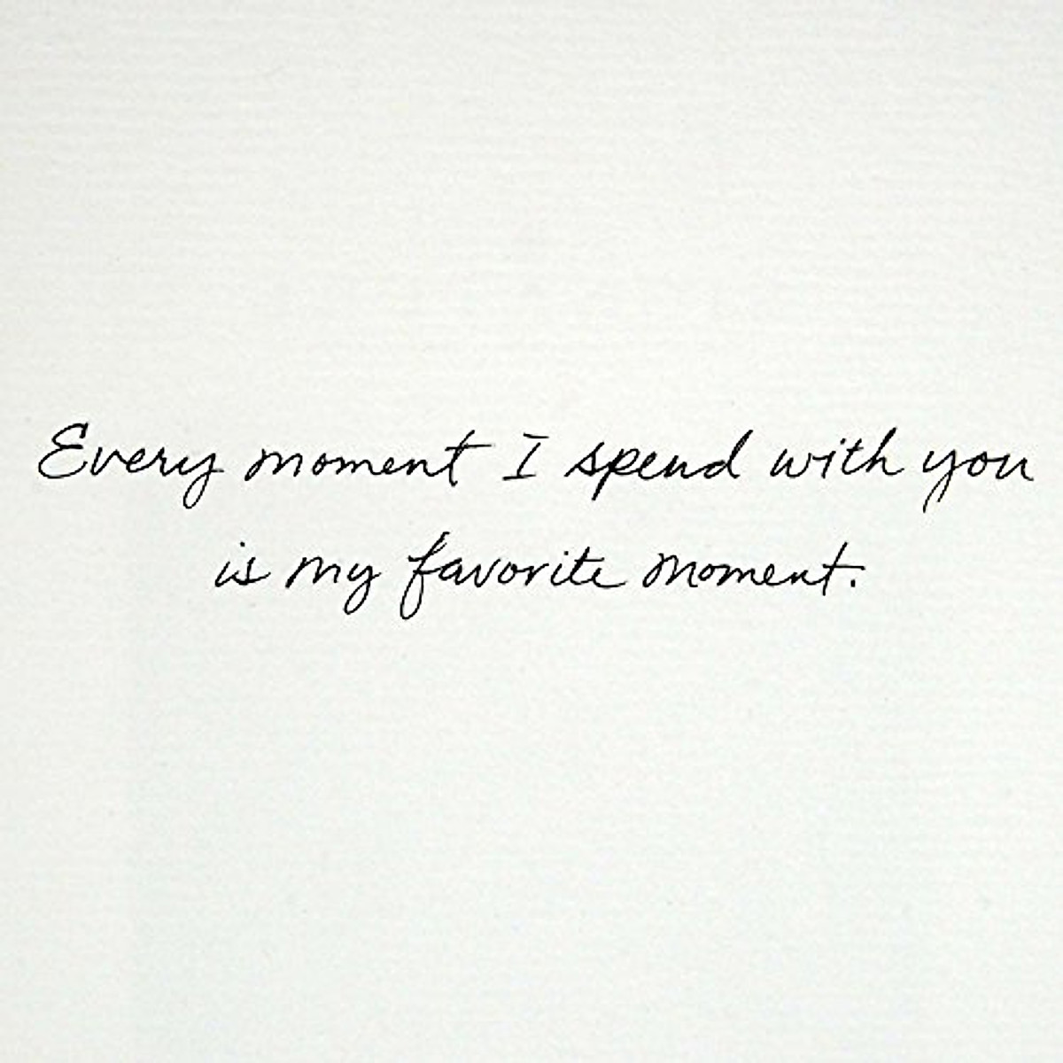 Hallmark Signature Love Card, Time Flies (Romantic Anniversary Card, Birthday Card, Sweetest Day Card)